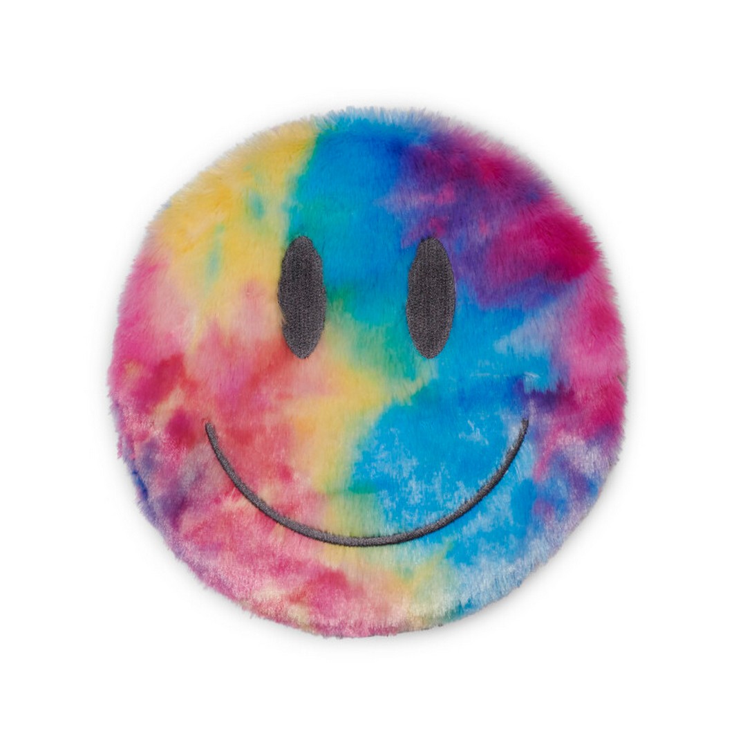 Bitten kersenpitkussen smiley warmteknuffel groot - Grote Schatten